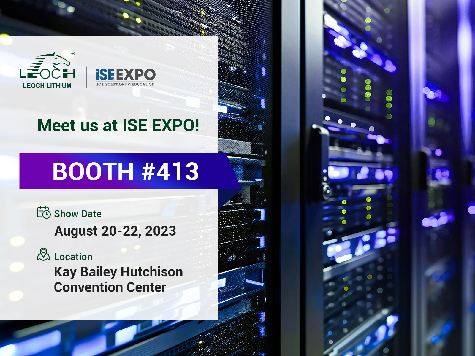 Leoch Exhibits at ISE EXPO 2024 | Leoch Lithium America