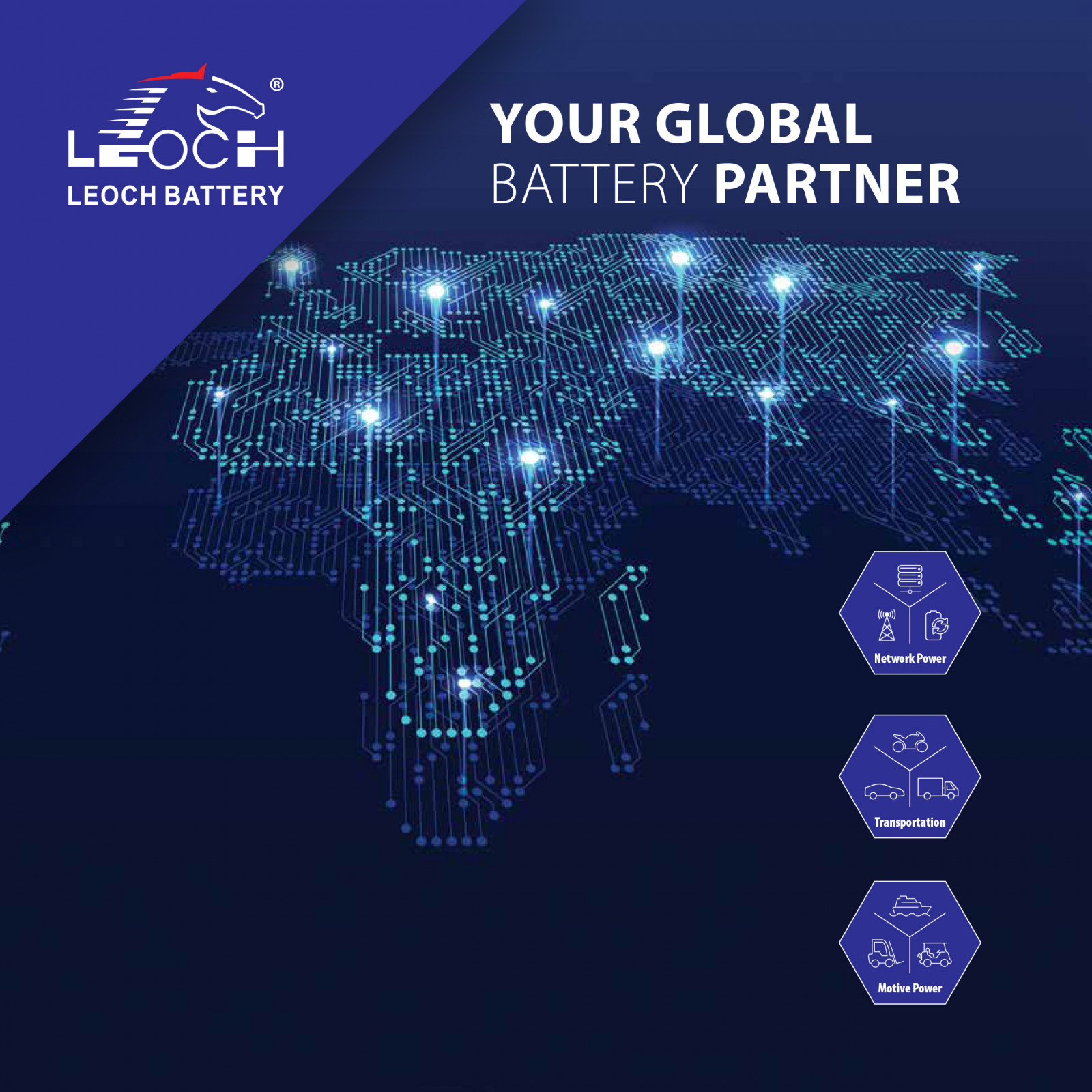 Leoch Lithium America | Discover our full collection of batteries for all industries